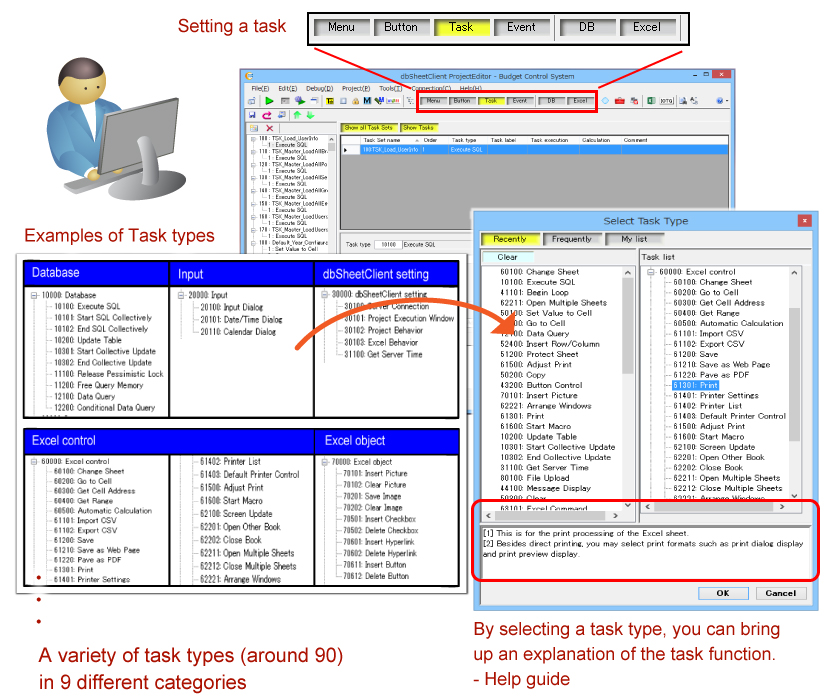 Do you want to use the same Excel functions to create a web system? | What is dbSheetClient?